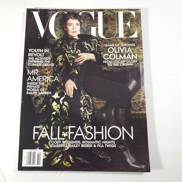 Vogue | Other | Olivia Colman Vogue Magazine Oct 29 The Crown Ralph ...